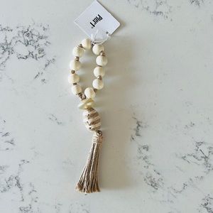 Pier 1 | Dining | Pier Farmhouse Beaded Natural Napkin Rings Set | Poshmark